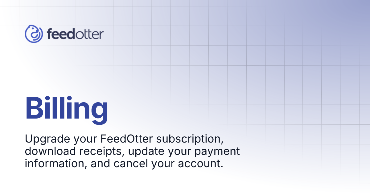 Billing | Product Docs