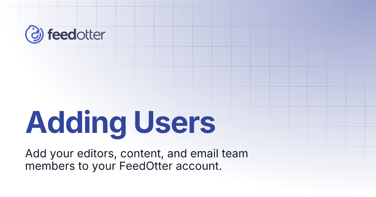 Adding Users | Product Docs