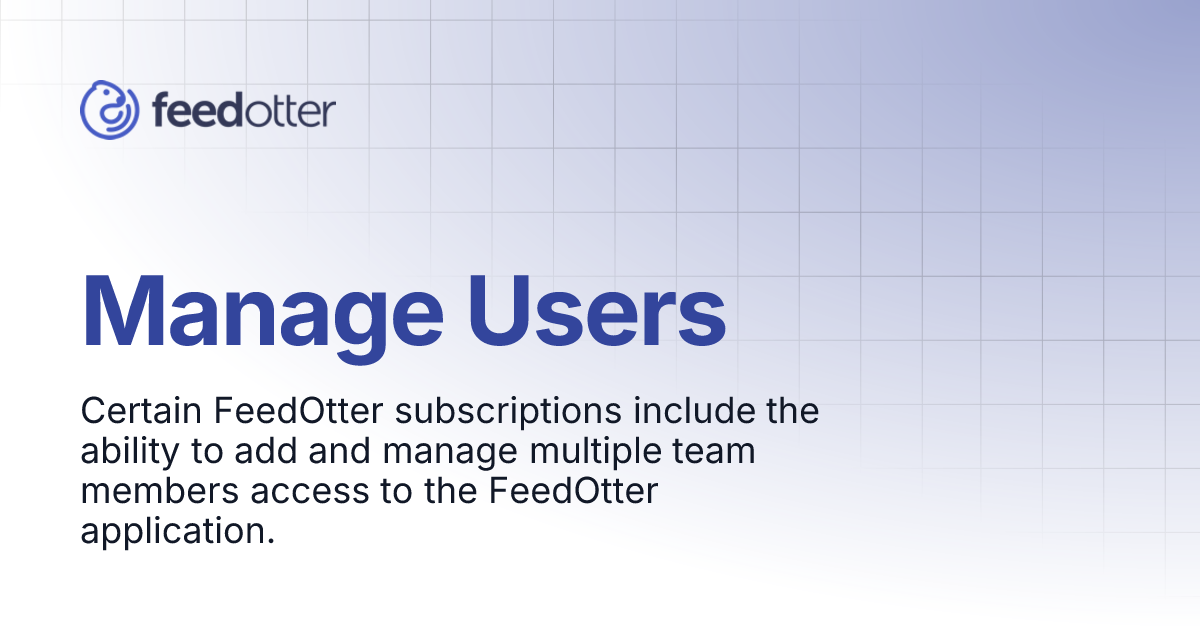 Manage Users | Product Docs
